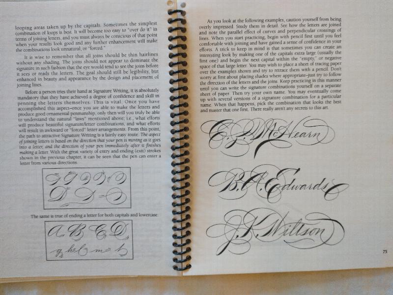 LEARNING TO WRITE SPENCERIAN SCRIPT