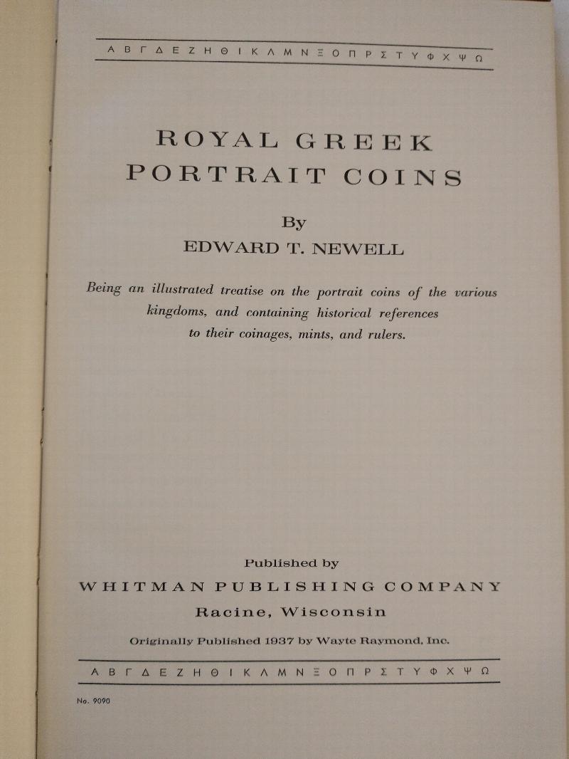 ROYAL GREEK PORTRAIT COINS